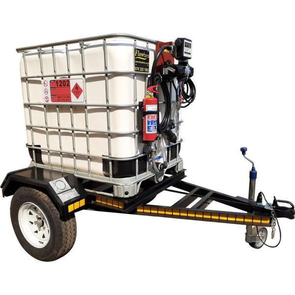 1000lt Diesel trailer 85Lpm 12v (Piusi) unbraked | Diesel Bowser